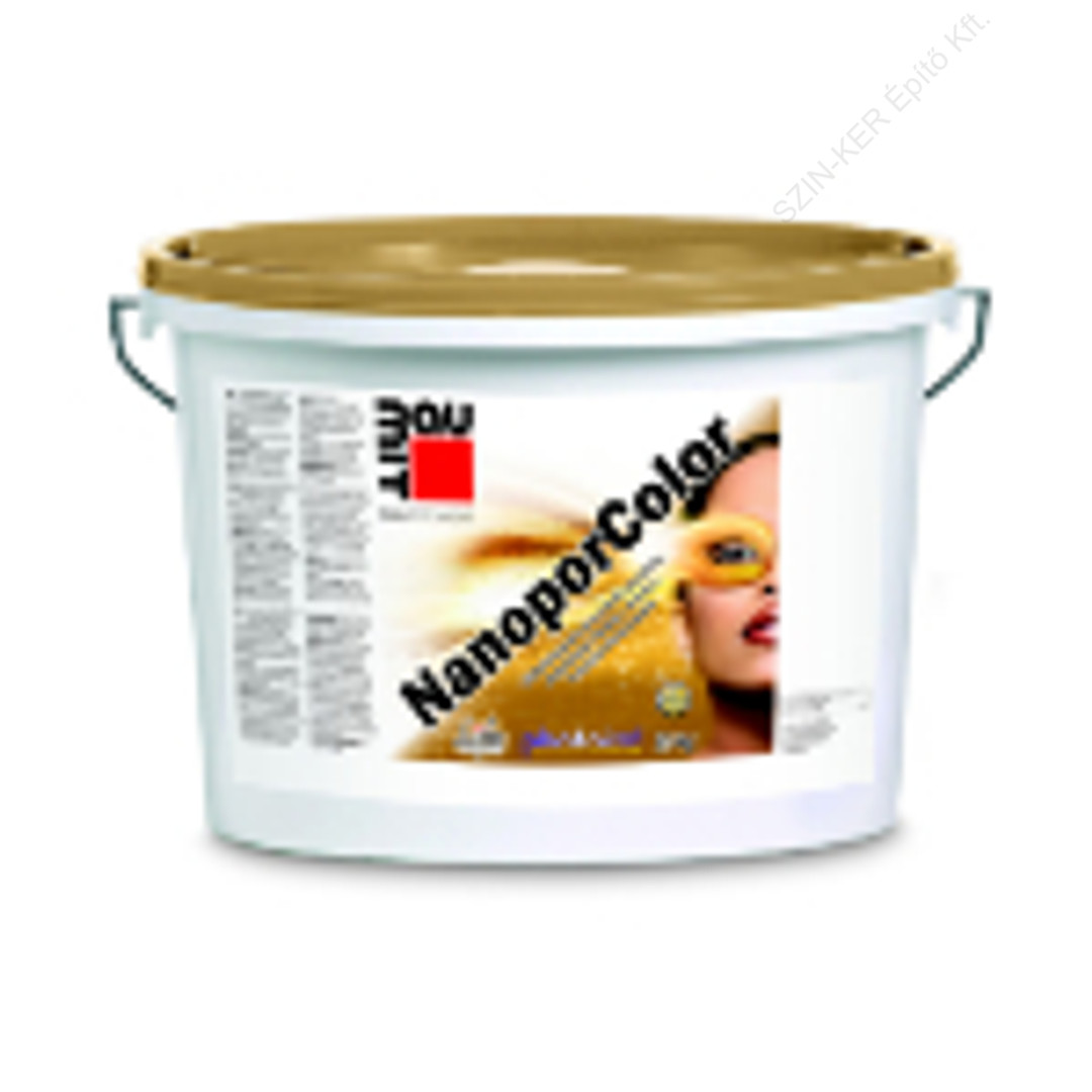 Baumit NanoporColor Homlokzatfesték (Fehér 0019,0018) 5 liter most 61. ...