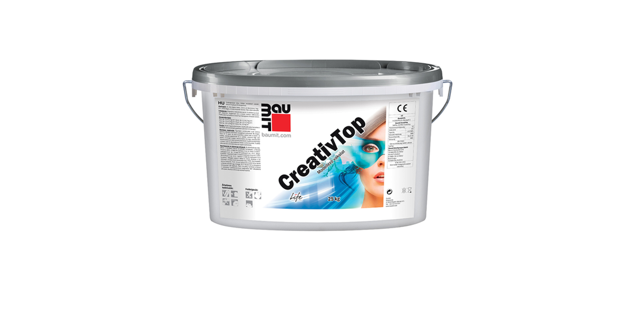 Baumit CreativTop Silk 25 Kg (fehér színcsoport 0018,0019)